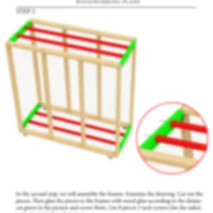 3x4 Rolling Garage Tote Rack Plans | 27 Gallon Storage Shelves ...
