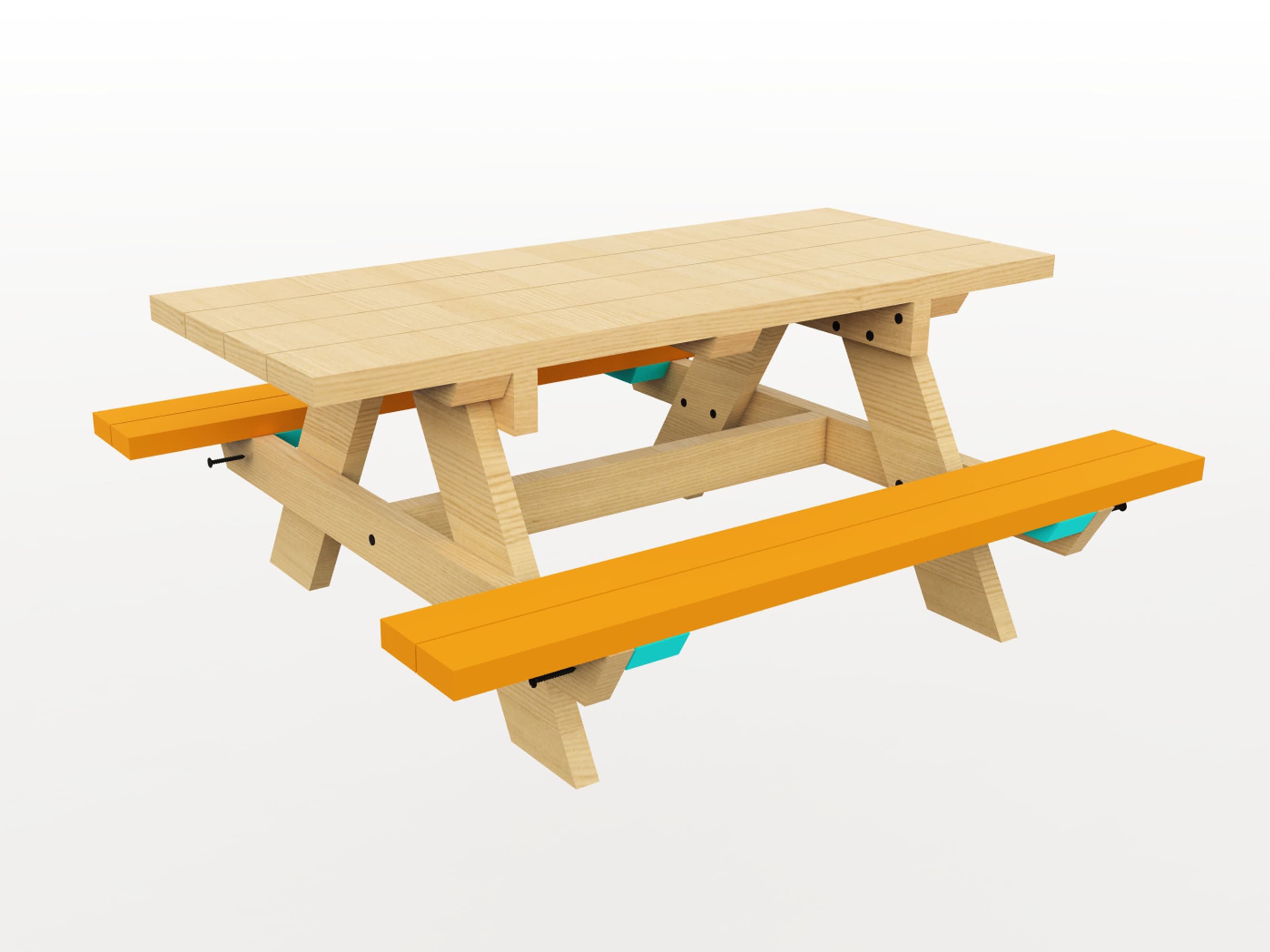Kids Picnic Table Build Plan Children's Picnic Table Plans, Small ...