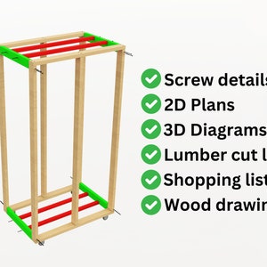 Rolling Garage Storage Shelves | 10 Unit Storage Rack - DIY 27 Gallon ...