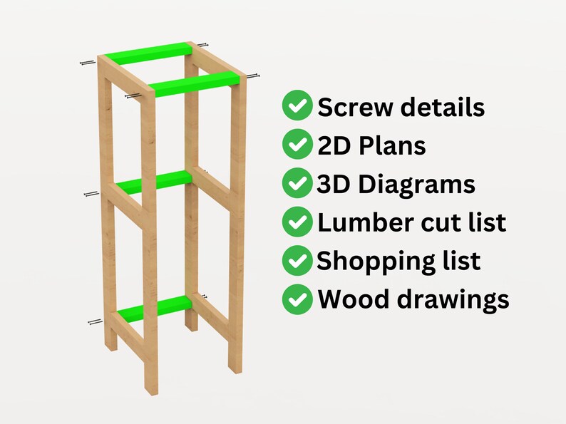Tire Storage Rack DIY Plans | Garage Tire Organizer - Digital Download ...