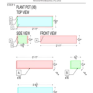 Flower Pot Wall Planter Plans | 8 Box DIY Woodwork Plans - Digital ...