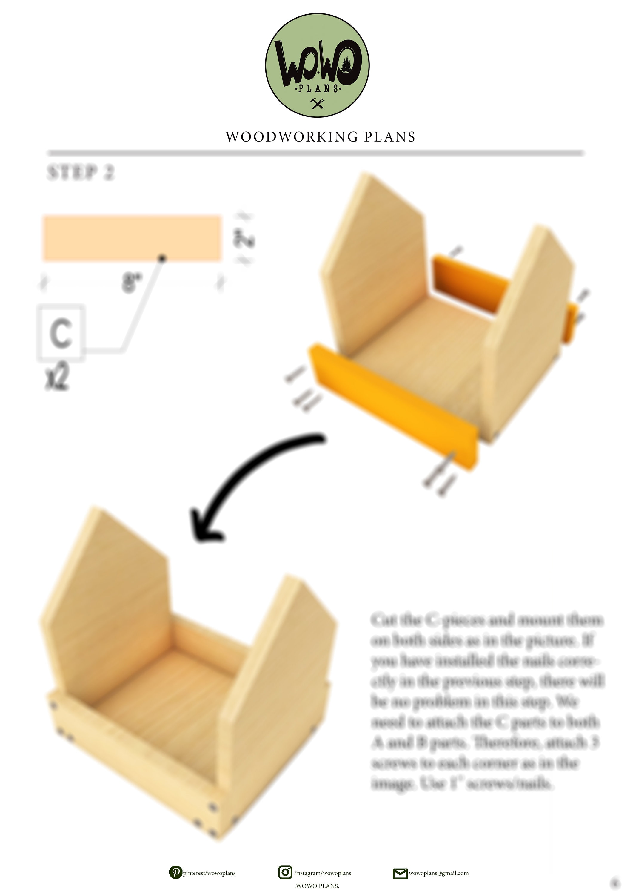 Bird House Build Plan, Simple Bird House Woodworking Project With the ...