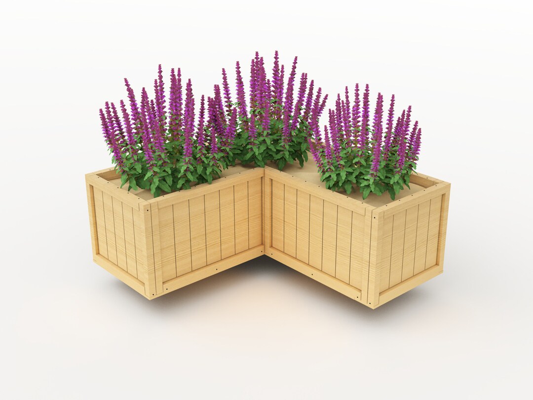 Planter Build Plans, Garden Planter Plans | Instant Download - Etsy