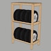 Tire Storage Rack Build Plan | DIY Tire Storage Rack Plans | Garage ...