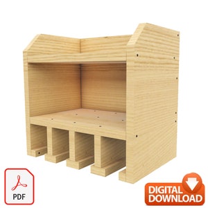 Cordless Tool Station Build Plan, Woodworking Project With the Digital ...
