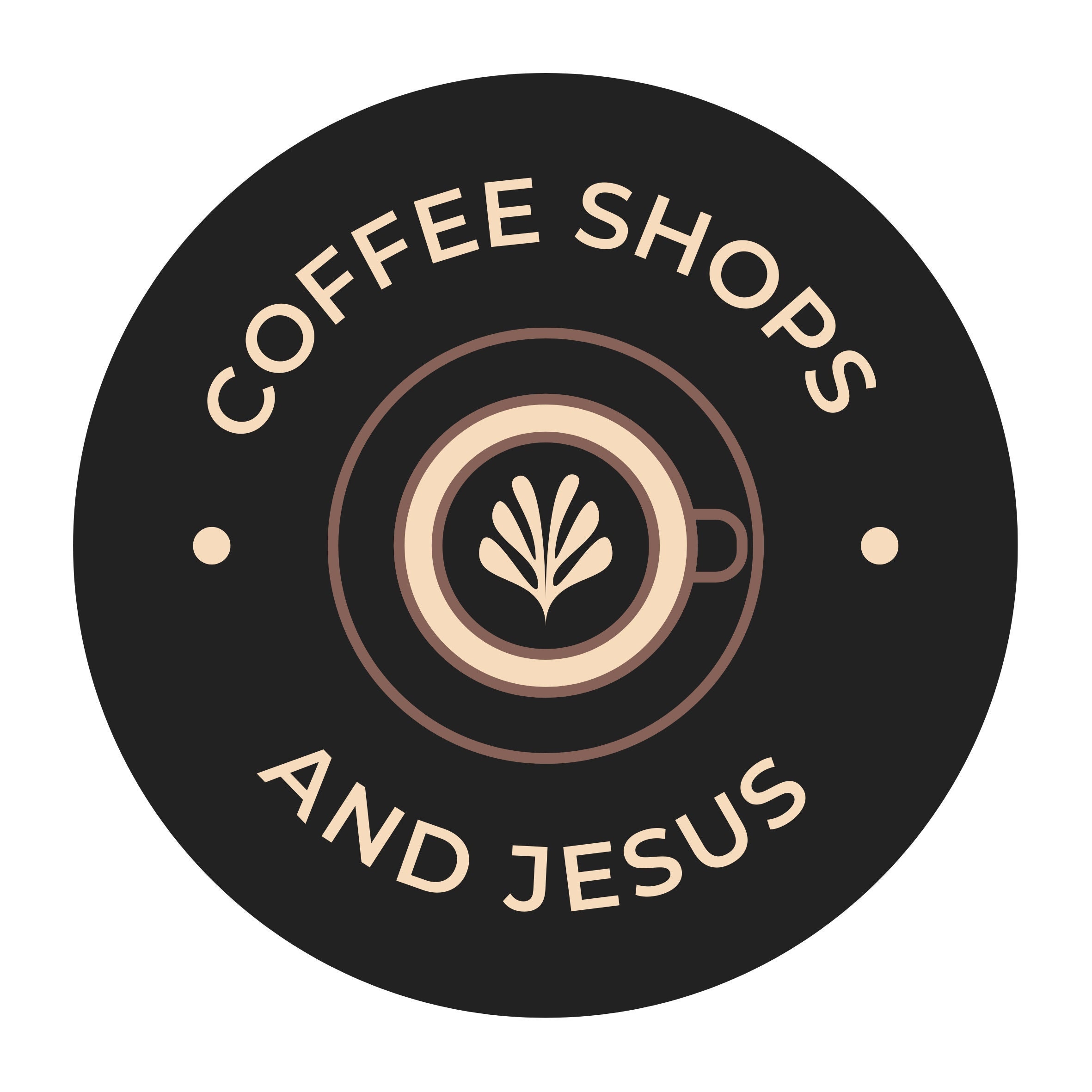 Coffee Shops and Jesus Digital Sticker - Etsy