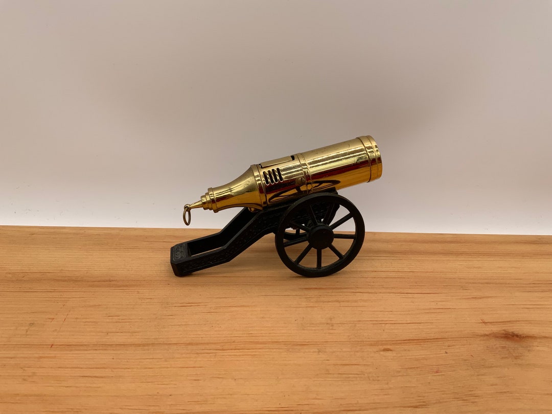 Vintage Tabletop Lighter Cannon, Modern Brand, Pops Open - Etsy