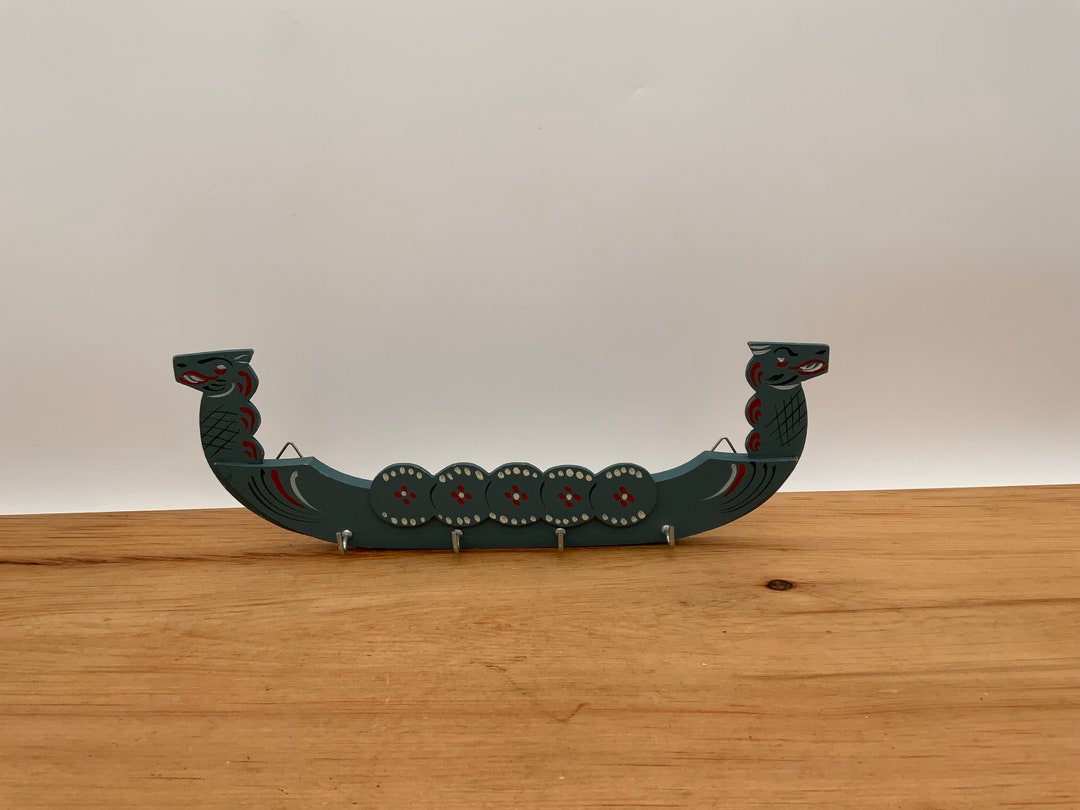Vintage Viking Ship Key Hook Norway - Etsy