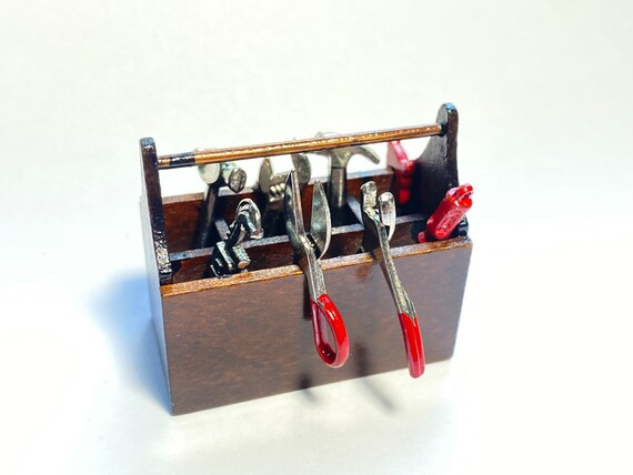 1:12 Wood Toolbox Metal Tools Miniature for BJD Barbie Dolls - Etsy