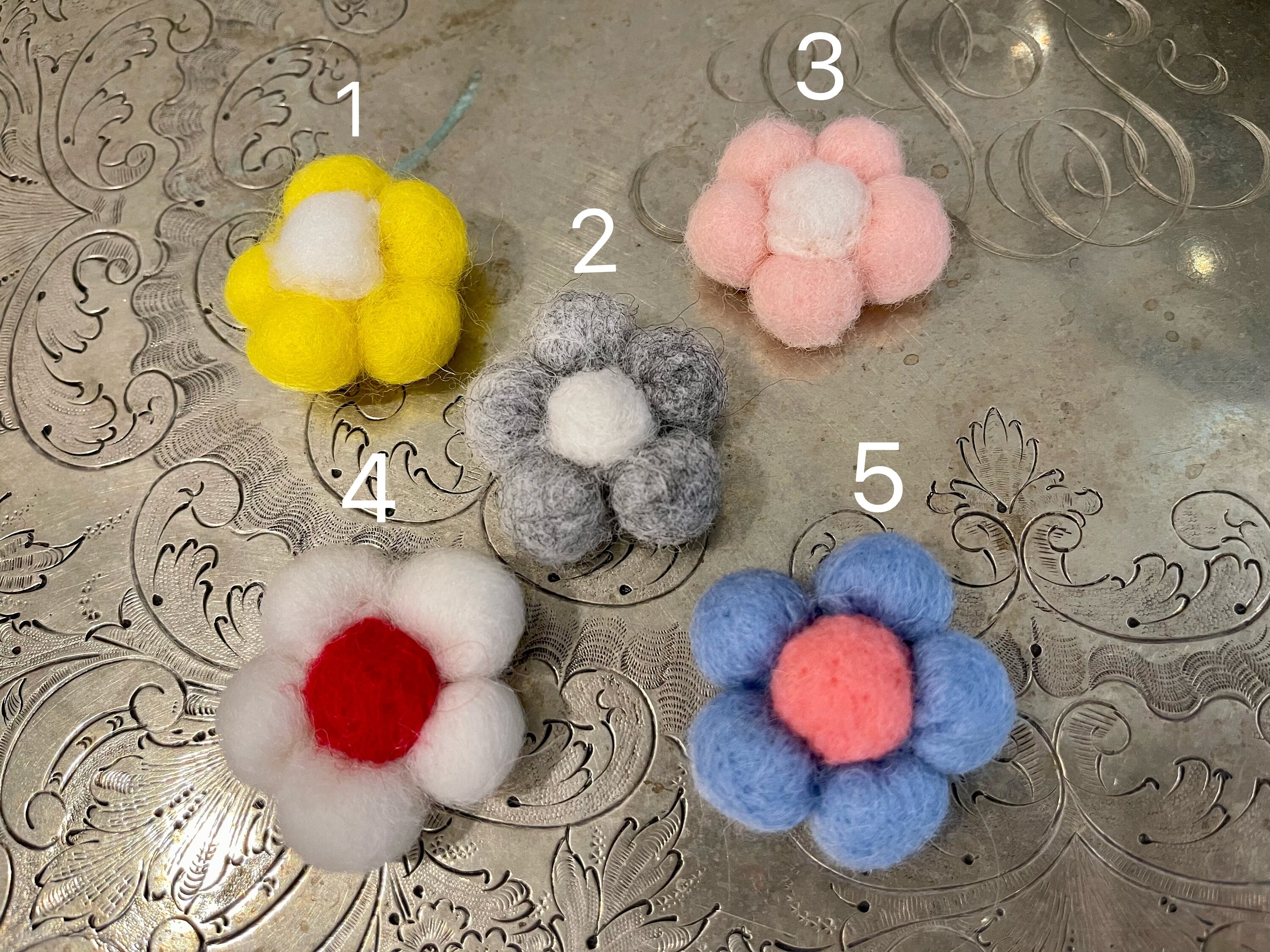 Wool Felt Flower - Etsy