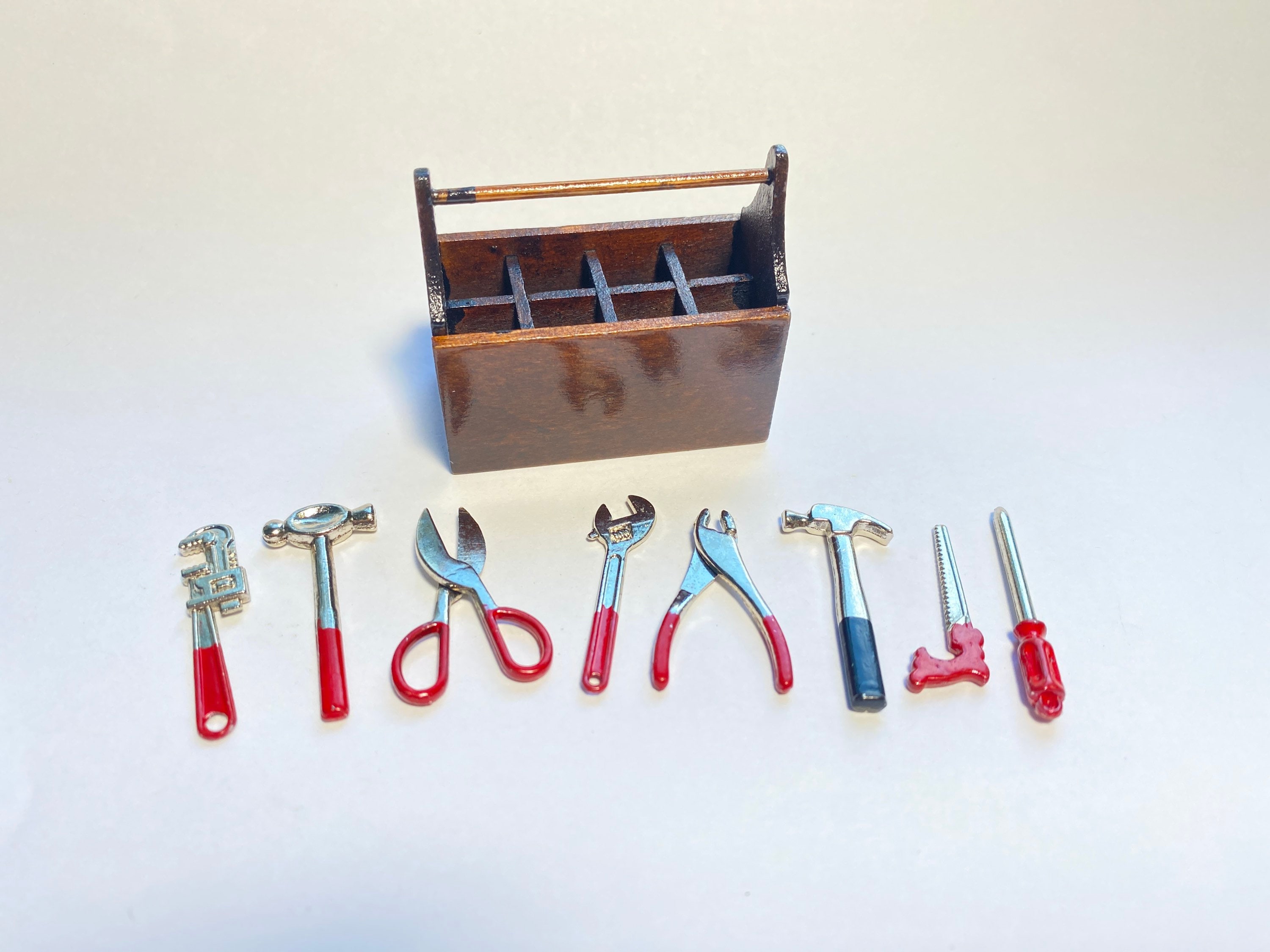 1:12 Wood Toolbox Metal Tools Miniature for BJD Barbie Dolls - Etsy