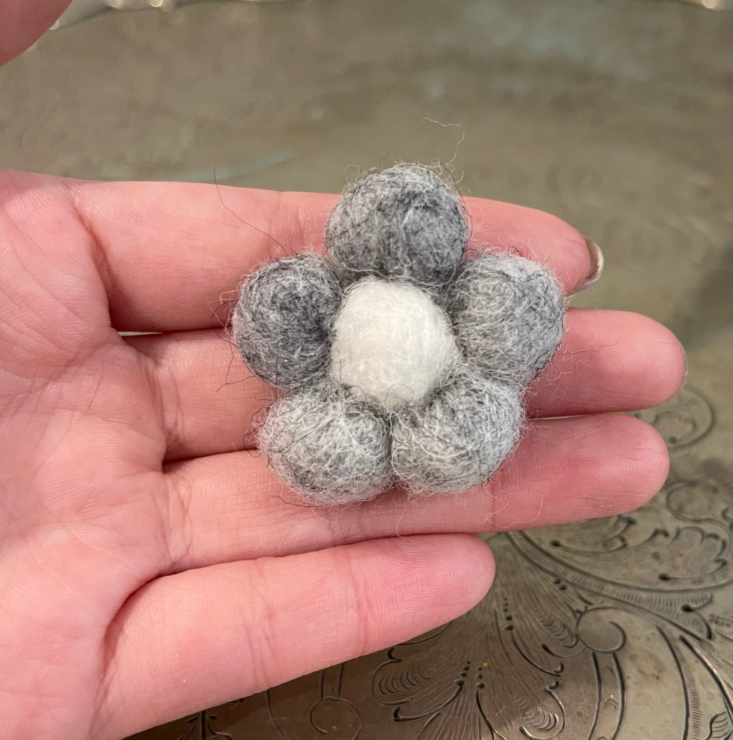 Wool Felt Flower - Etsy