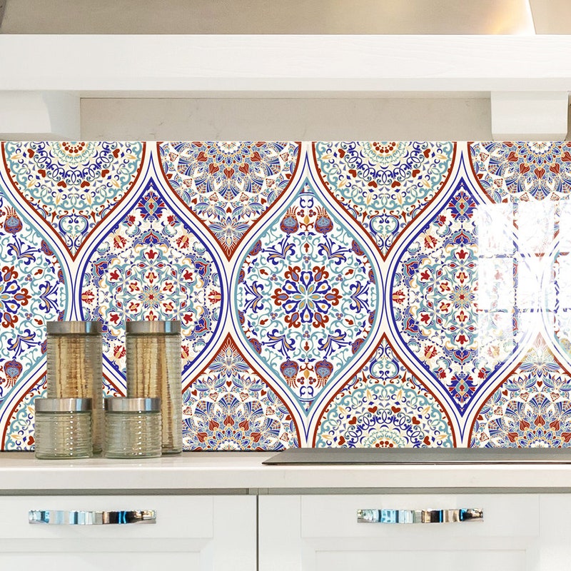 Turkish Tile Mural - Etsy