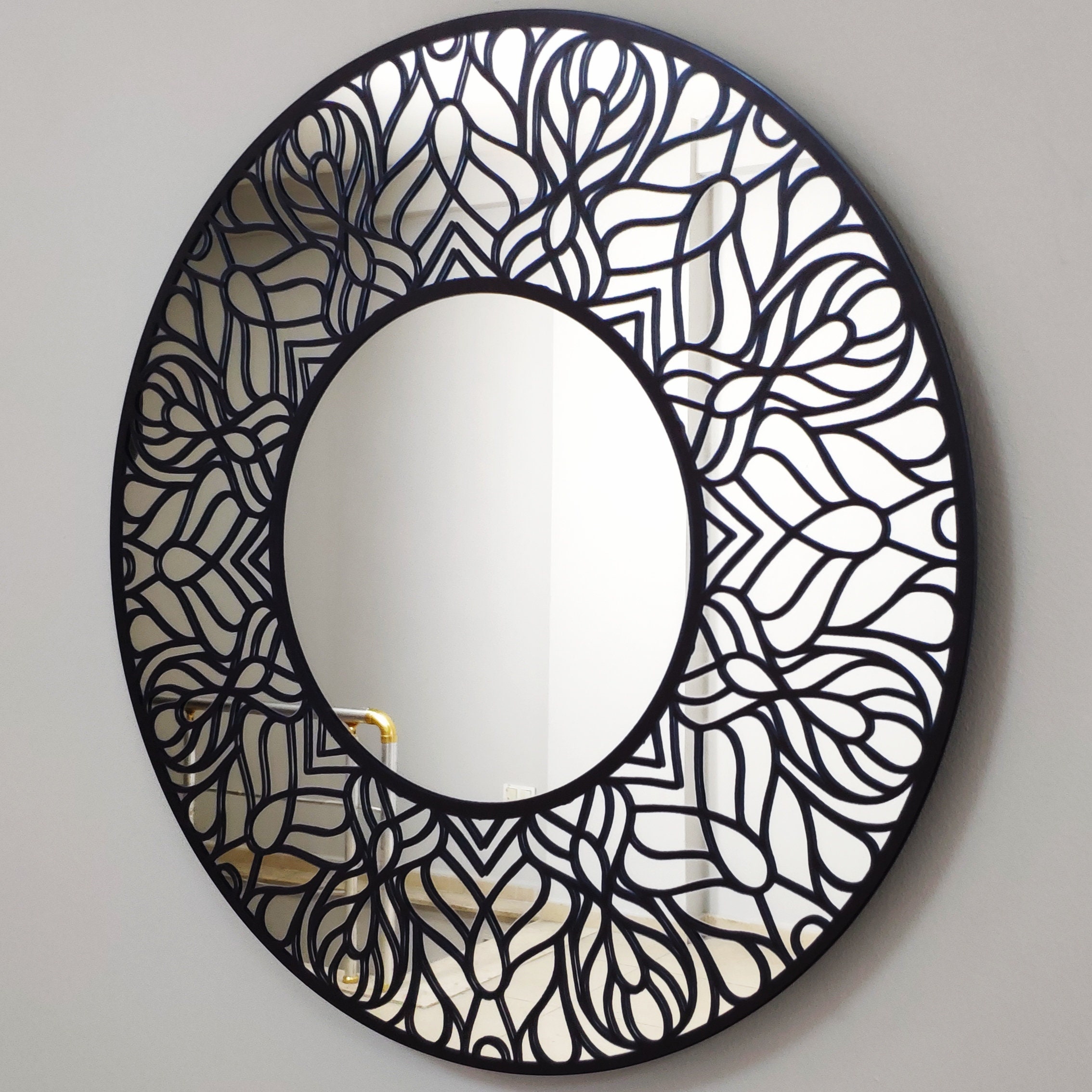 Statement Mirrors for Living Room Set of Three Mirrors Wall - Etsy