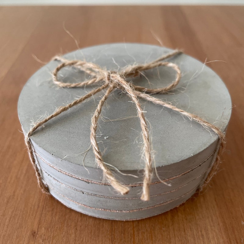 Concrete Coasters - Etsy