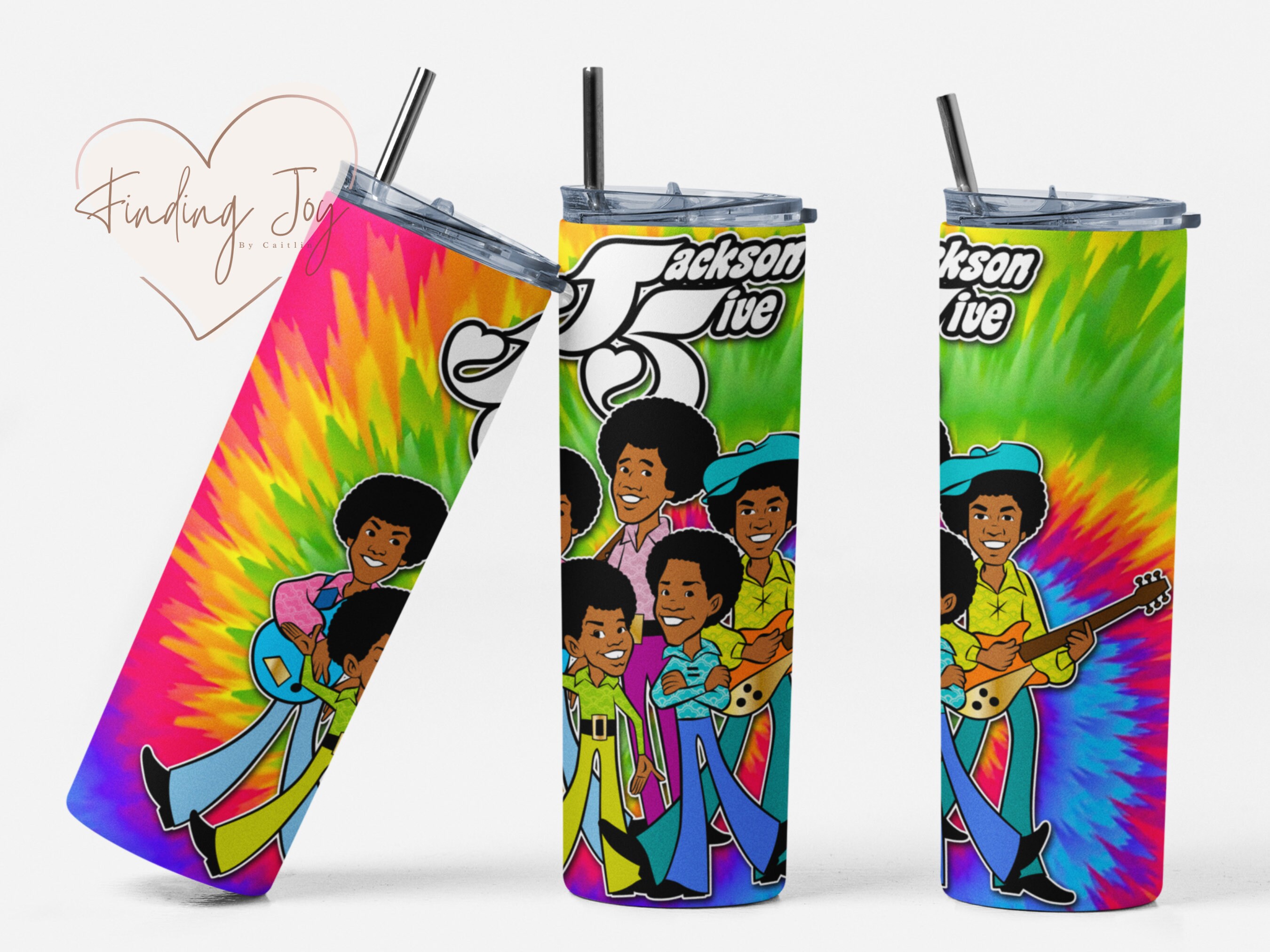 Michael Jackson, the Jackson Five, 20 Ounce Tumbler Wrap, Tumbler ...