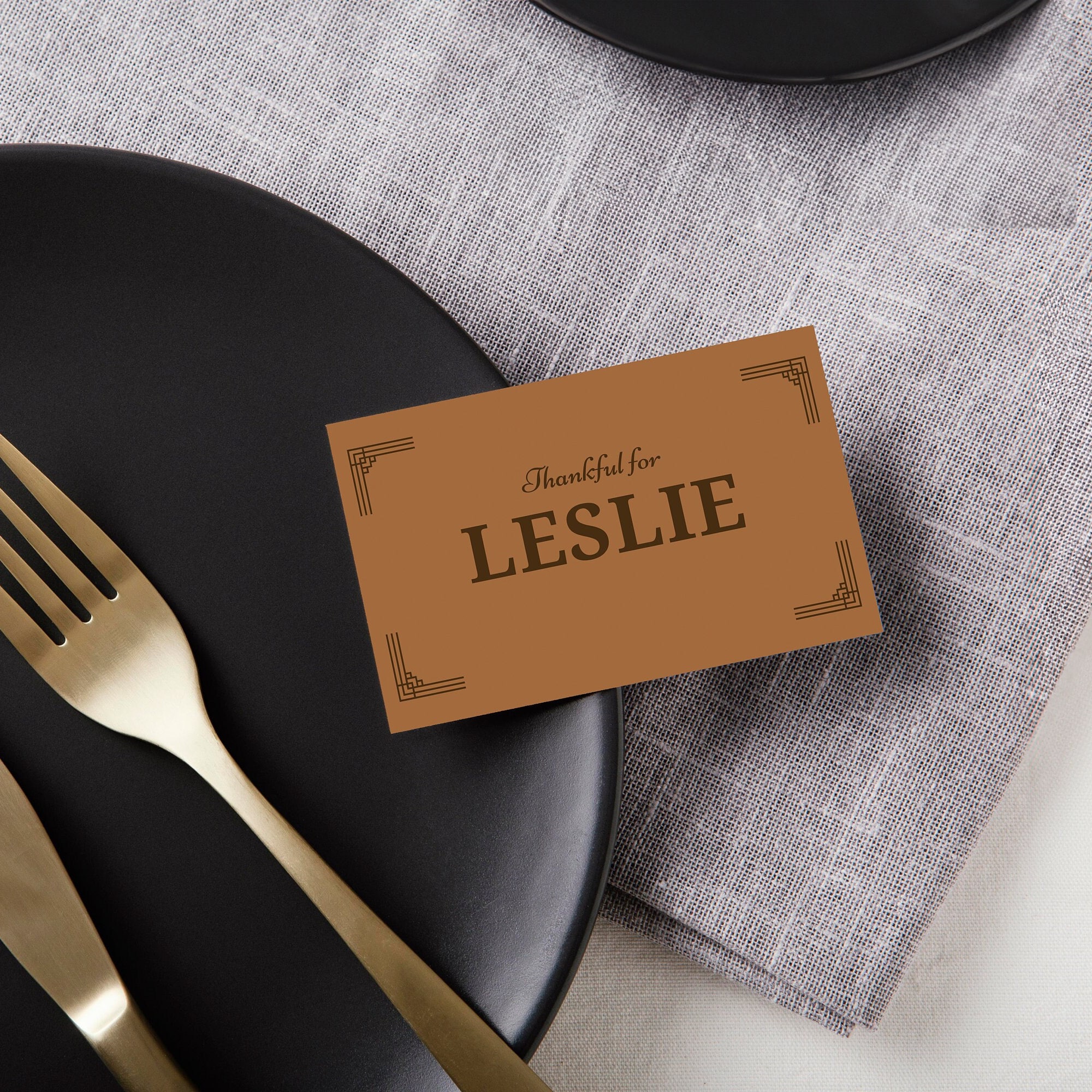 Customizable Dinner Name Cards Table Placement Cards - Etsy