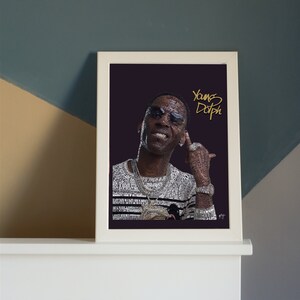 Young Dolph Wall Art | Young Dolph Poster | Young Dolph Prints - Etsy