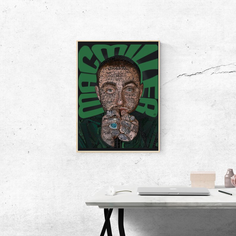 Mac Miller Wall Art | Mac Miller Poster | Mac Miller Prints - Etsy