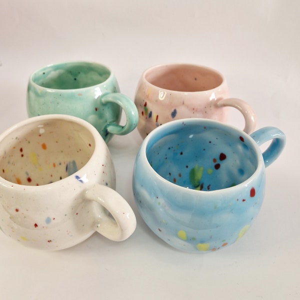 Ceramic Rounded Mug - Etsy