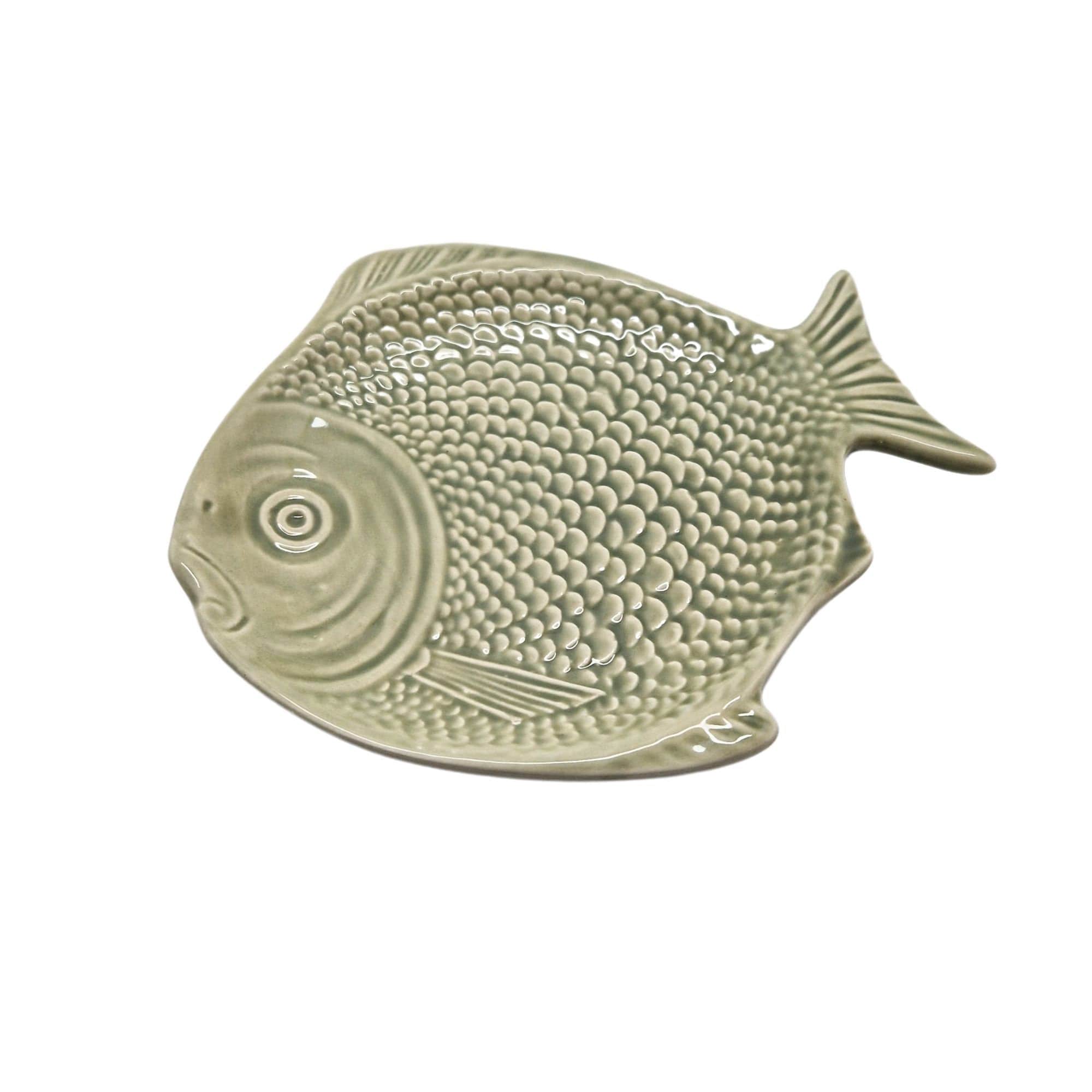 Ceramic Fish Plate, Lovely Colors, Portuguese Handmade, Serving Tray ...