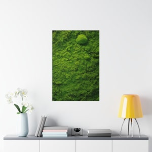 Large Moss Wall Art - Nature Poster - Green Art Print - Eco-friendly ...