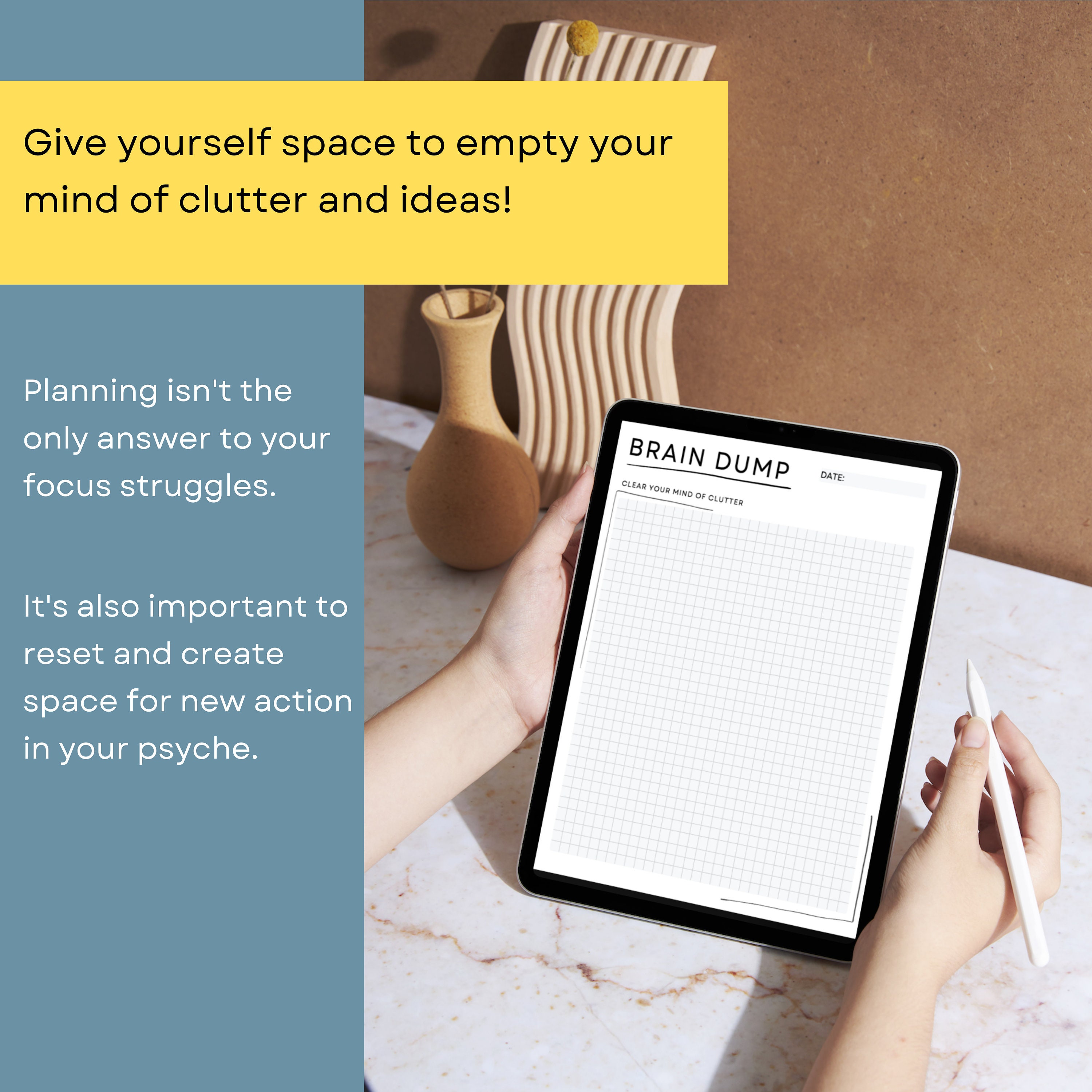 ADHD Digital Planner, Stay Focused and Organized, Sleek, Minimalist ...