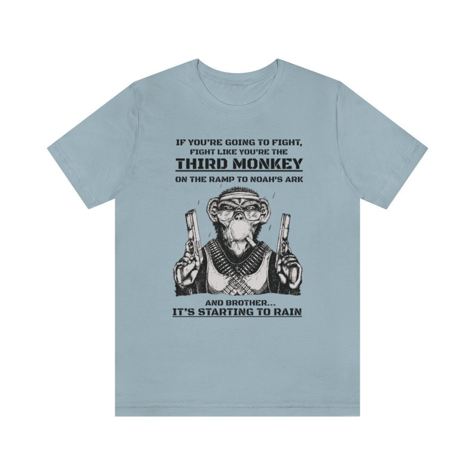 The Third Monkey Unisex T-shirt Briman2000 - Etsy