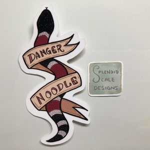 Sonoran Coral Snake Reptile Danger Noodle Vinyl Sticker - Etsy