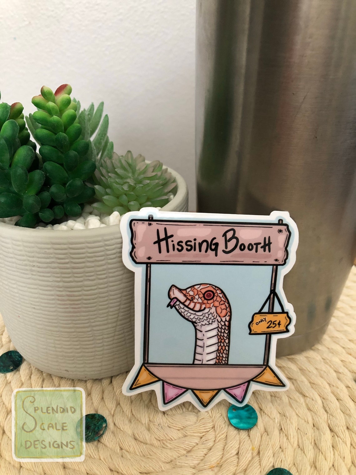 Hognose Snake Hissing Booth Reptile Vinyl Sticker - Etsy