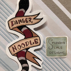 Sonoran Coral Snake Reptile Danger Noodle Vinyl Sticker - Etsy