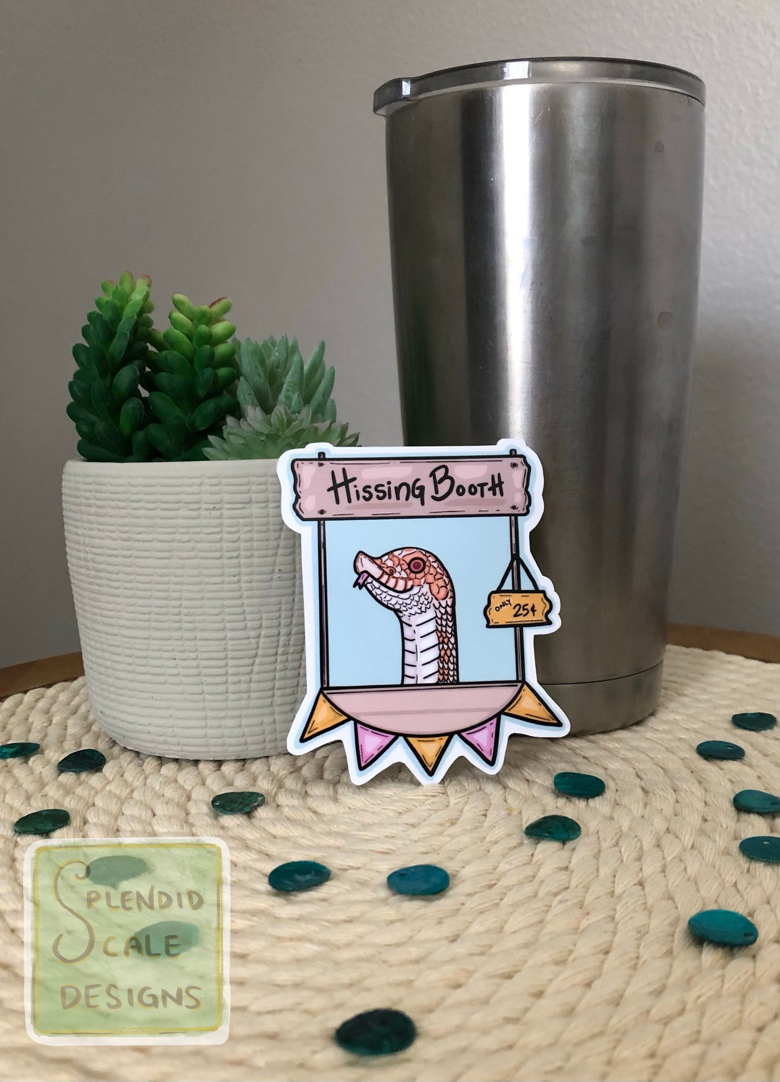 Hognose Snake Hissing Booth Reptile Vinyl Sticker - Etsy