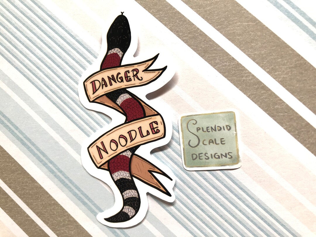 Sonoran Coral Snake Reptile Danger Noodle Vinyl Sticker - Etsy
