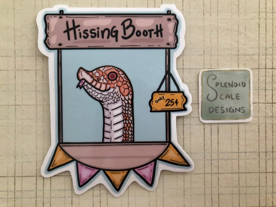 Hognose Snake Hissing Booth Reptile Vinyl Sticker - Etsy
