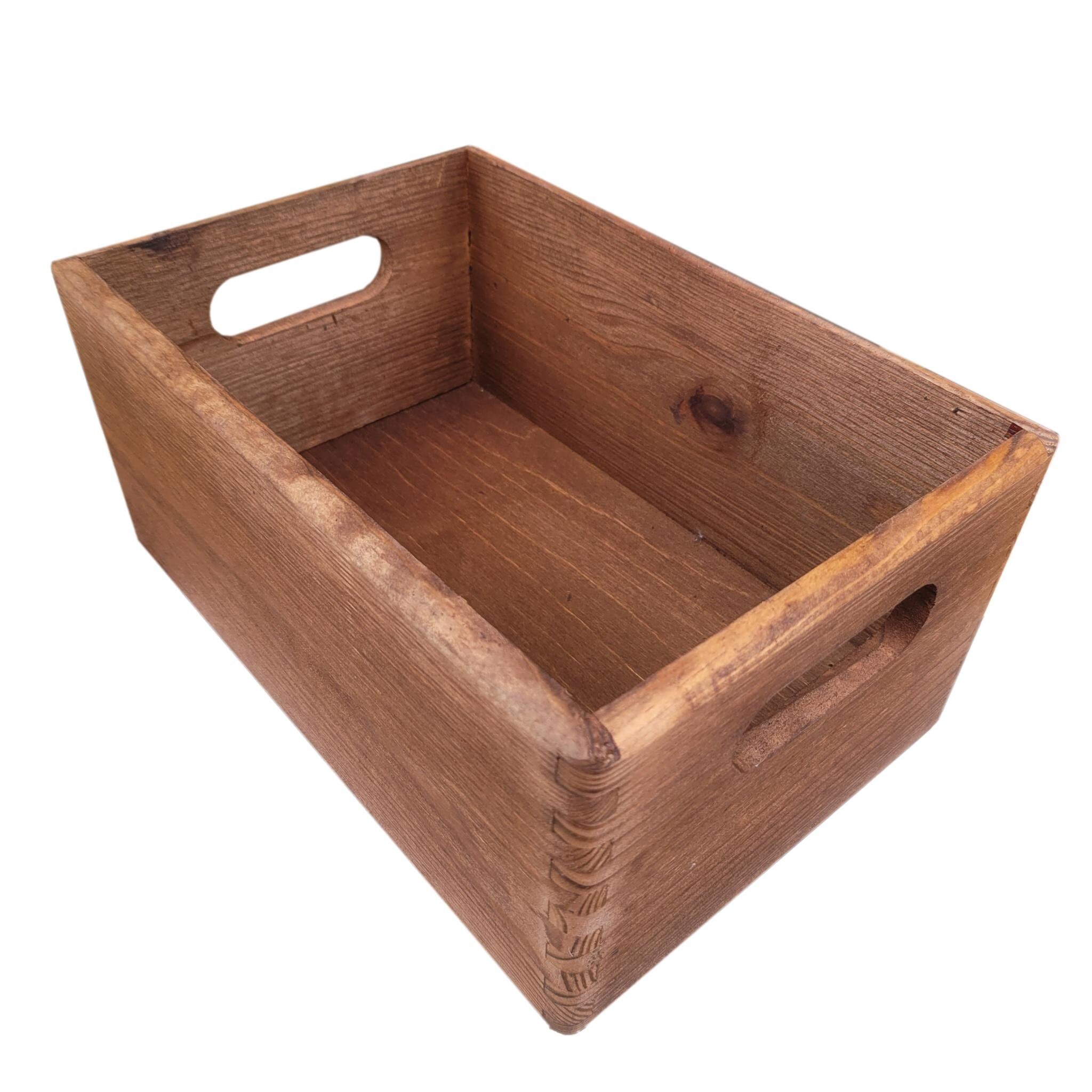 Wooden Box/organizer With Handles. Wooden Organizer, Hand Painted ...