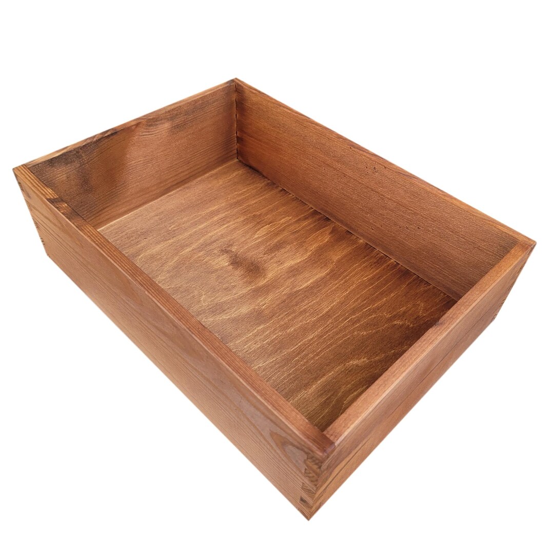 Wooden Box Without Lid for Holding Documents, A4 Size, Wooden Box for ...