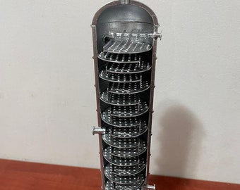 Distillation Column Refinery Model for 3D Printing Full/half Shell With ...