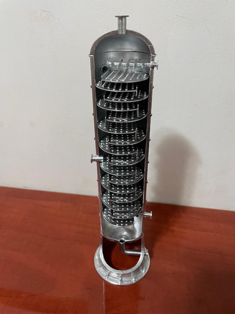 Distillation Column Refinery Model for 3D Printing - Etsy