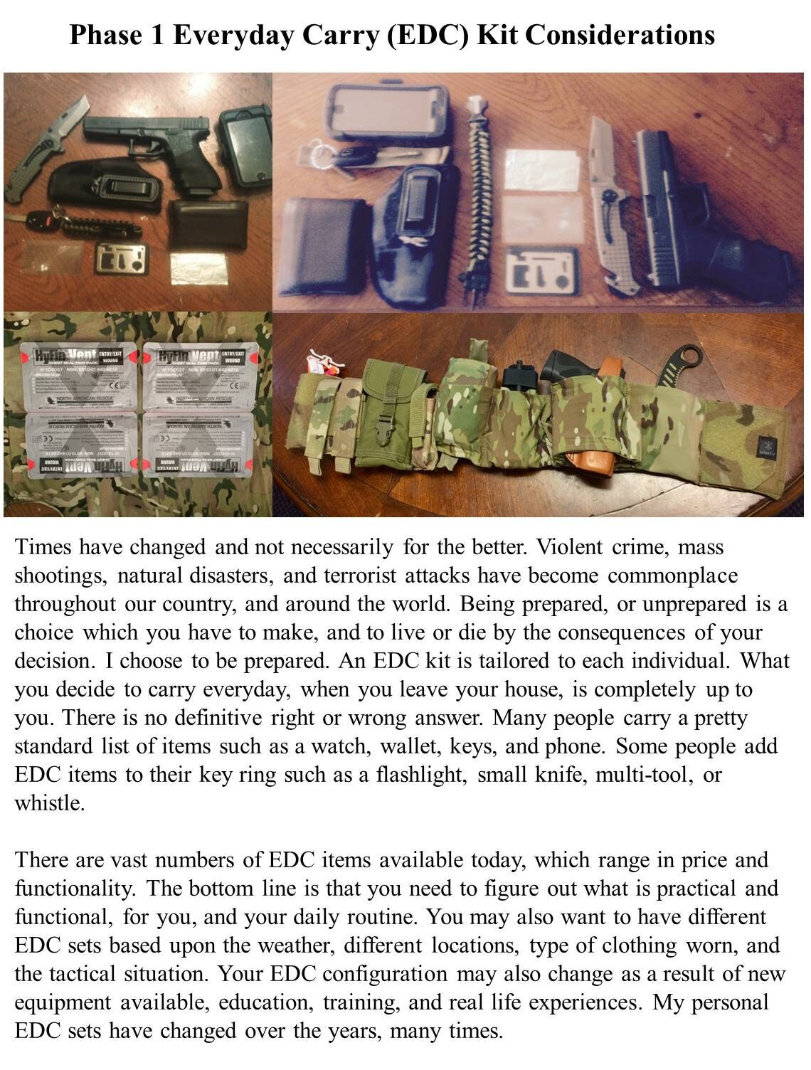 3 Phase Survival Kit System - Etsy