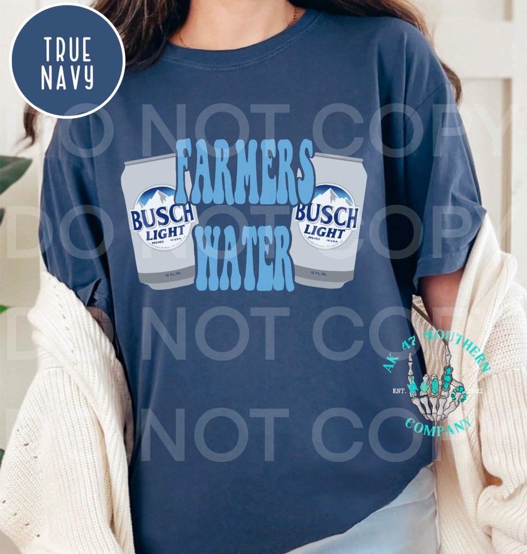 Farmers Water PNG, Busch Lite, Sublimation, Digital Download, Trendy ...