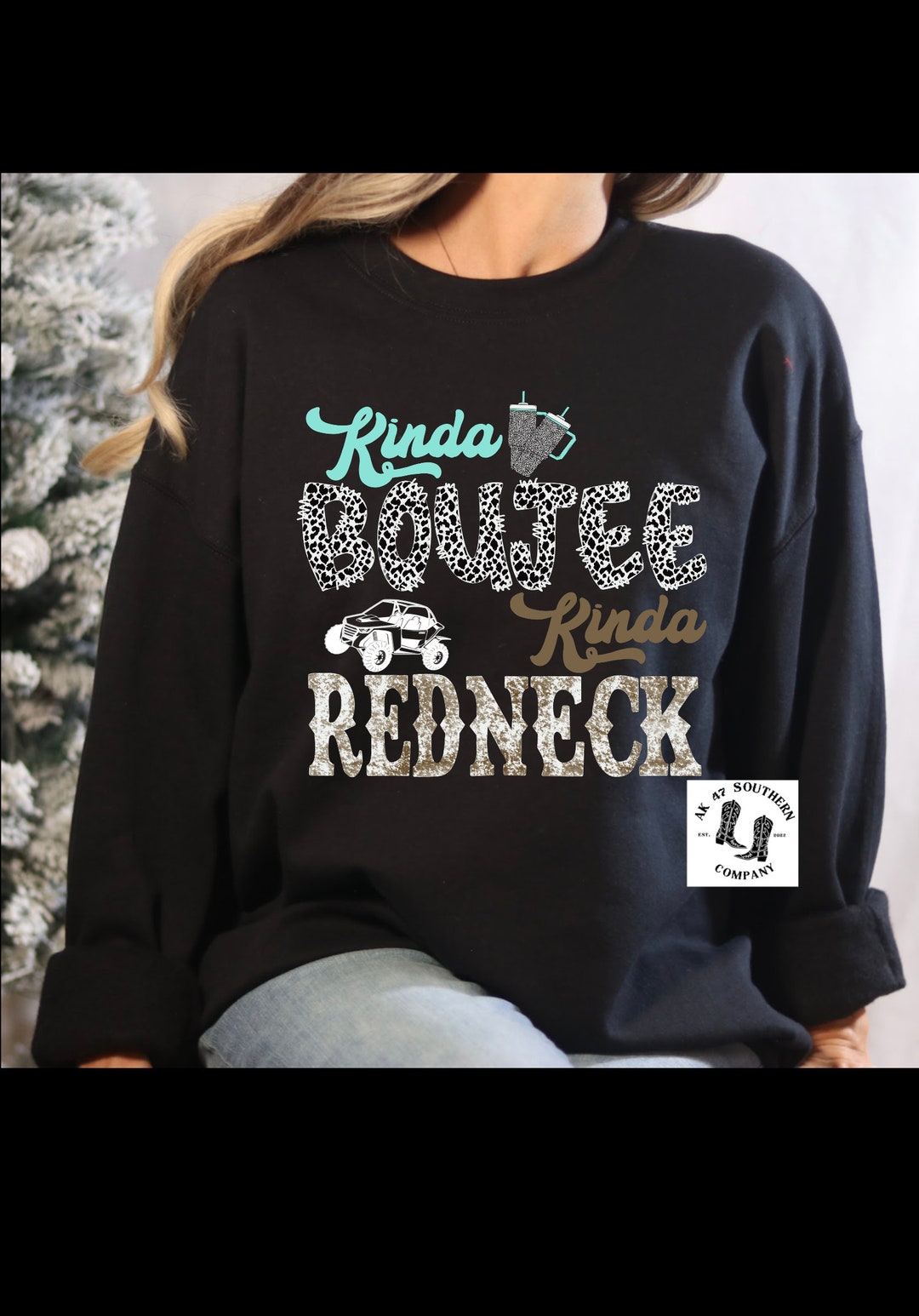 Kinda Boujee, Kinda Redneck PNG, Sublimation, Stanley, SXS - Etsy