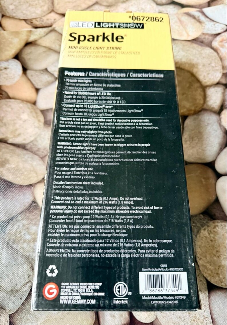 6 Box’s-frozen Fire Icicle Lights - Etsy