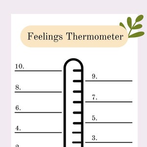 blank printable thermometer
