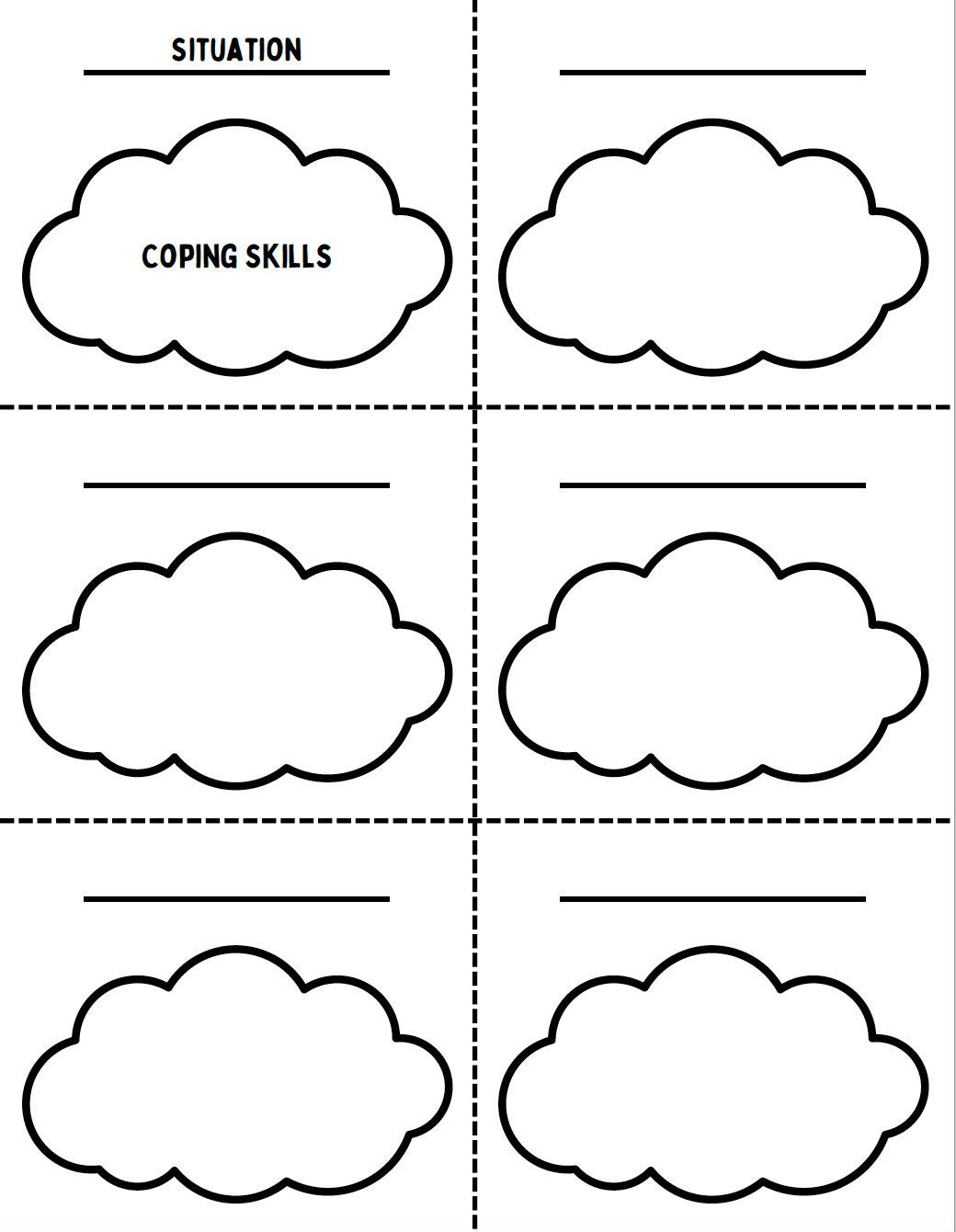 Printable Coping Cards/coloring Page - Etsy