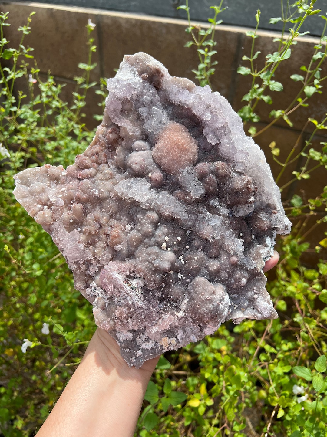 WOW Stunning Zeolite Amethyst Flower Crystal Slab - Etsy