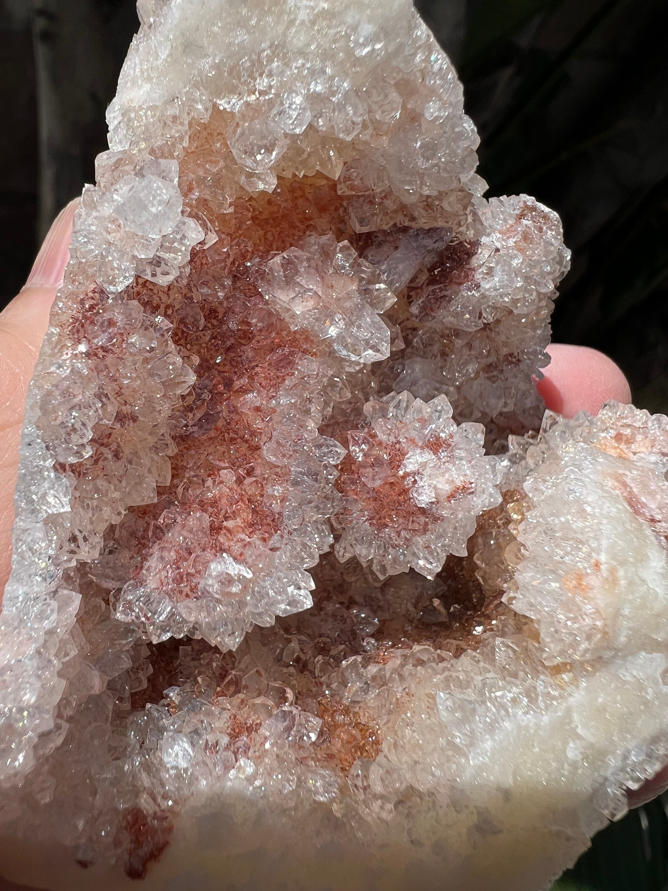 Brazilian Pink Amethyst Quartz Crystal Red Druzy Red Form. - Etsy