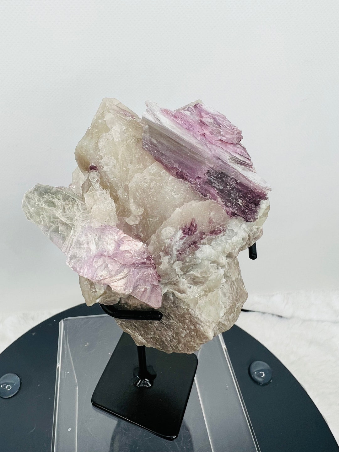 Purple Lepidolite Purple Mica on Matrix, Stunning Color! - Etsy