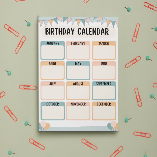 Class Birthday Poster - Etsy