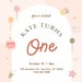 Baby Invitation 1st Birthday Invitation Baby Turns 1 - Etsy