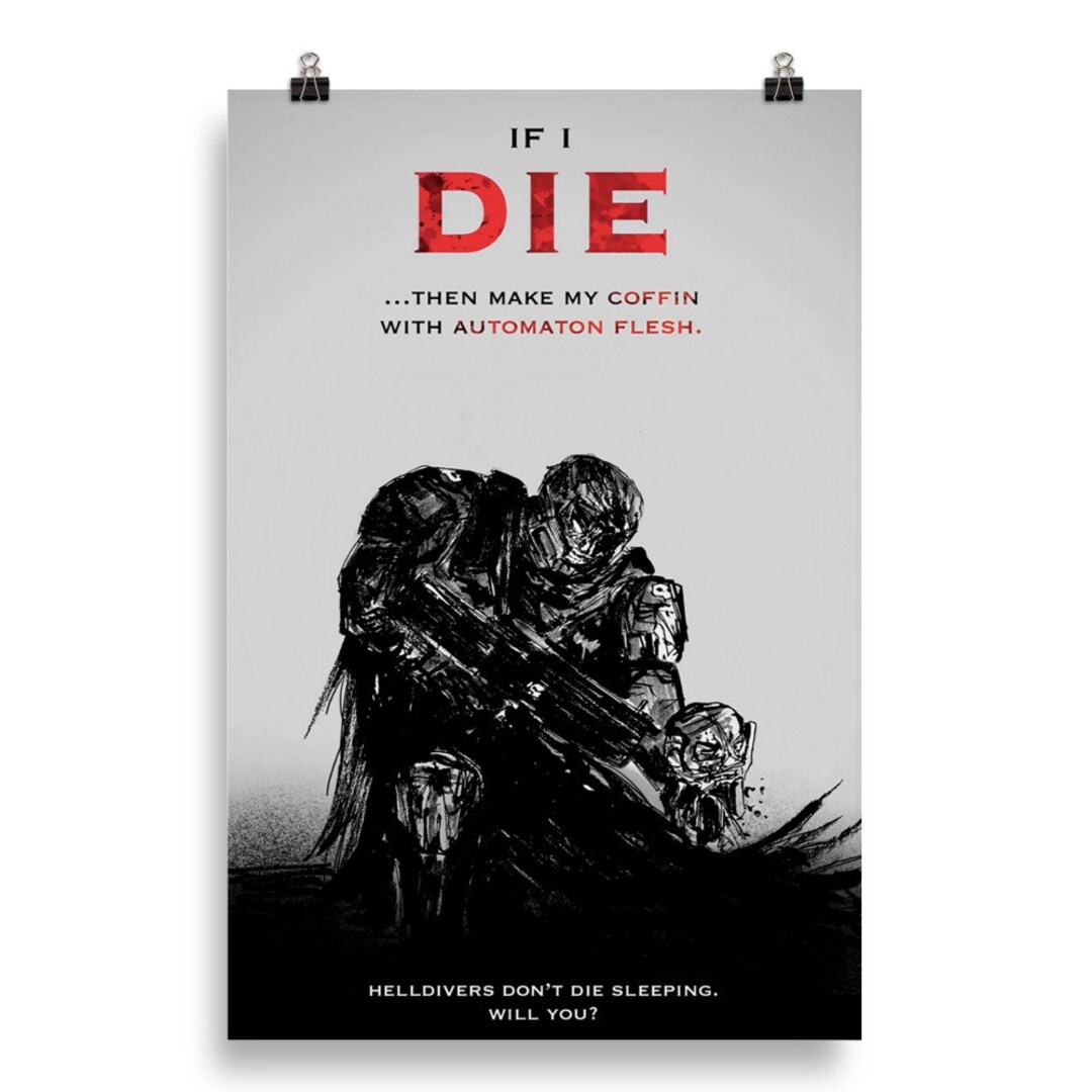 Buy Helldivers 2 Video Game Automaton Flesh Terminids Propaganda ...